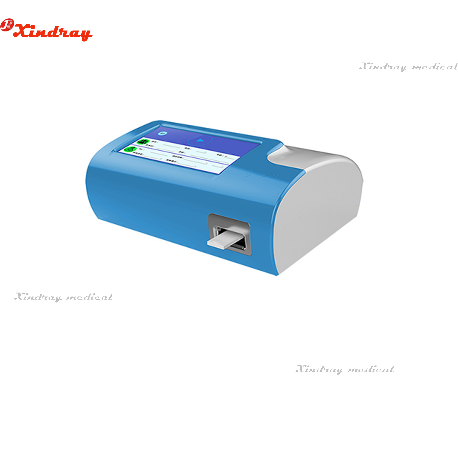 7 Inch Touch Quantitative Fluorescence POCT Immunoassay Analyzer ...